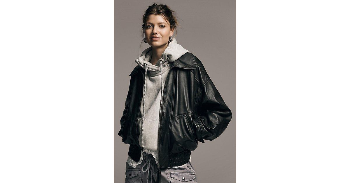 Free People Desert Moon Leather Jacket in Brown | Lyst