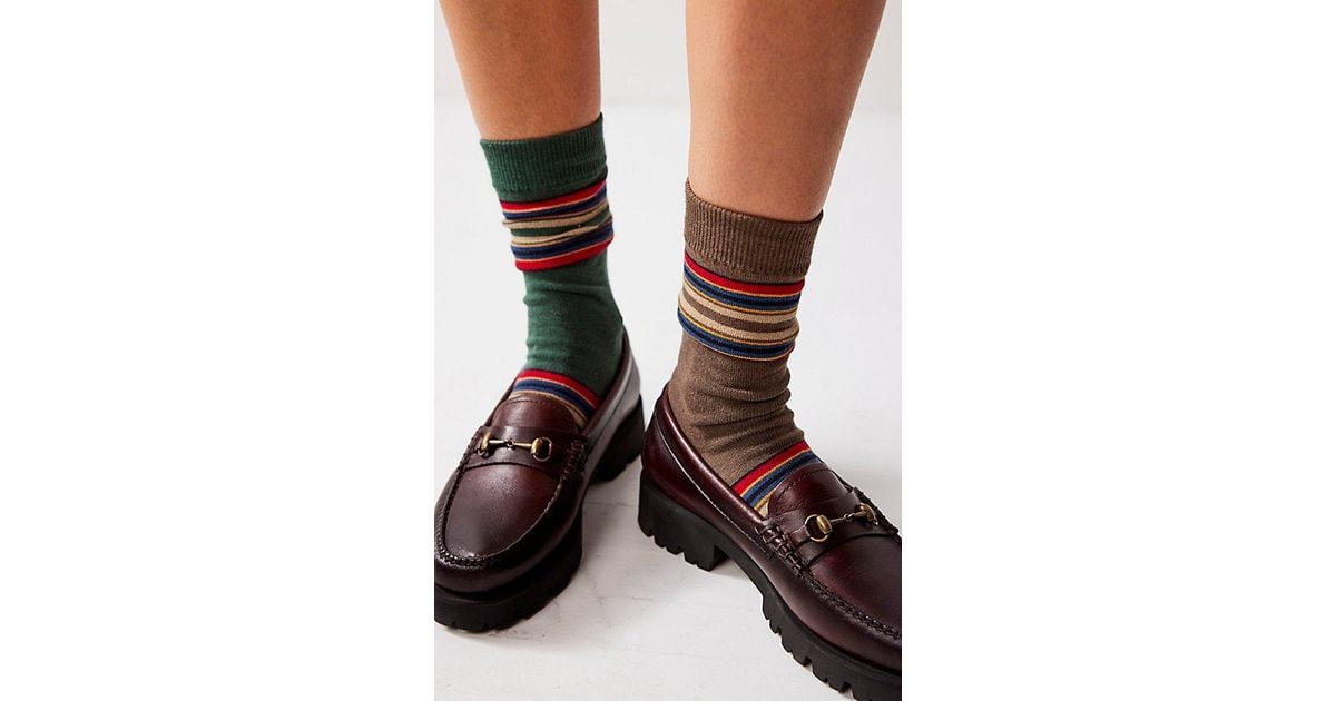 Pendleton Takima Stripe Socks in Black | Lyst