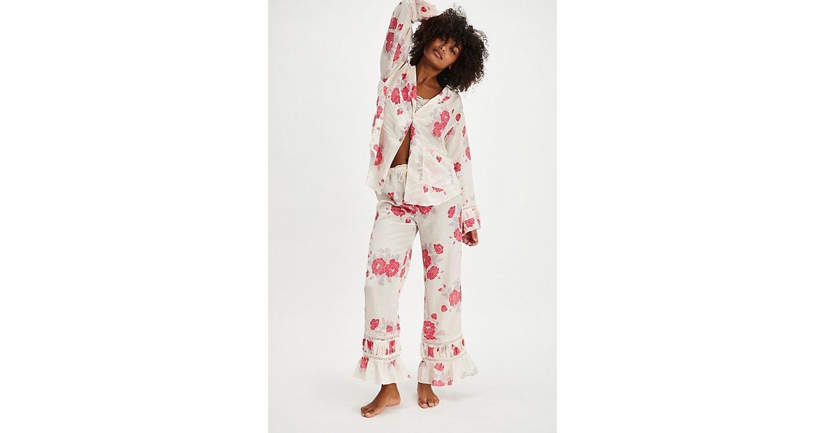 Free People Pretty Please Pj Set | Lyst