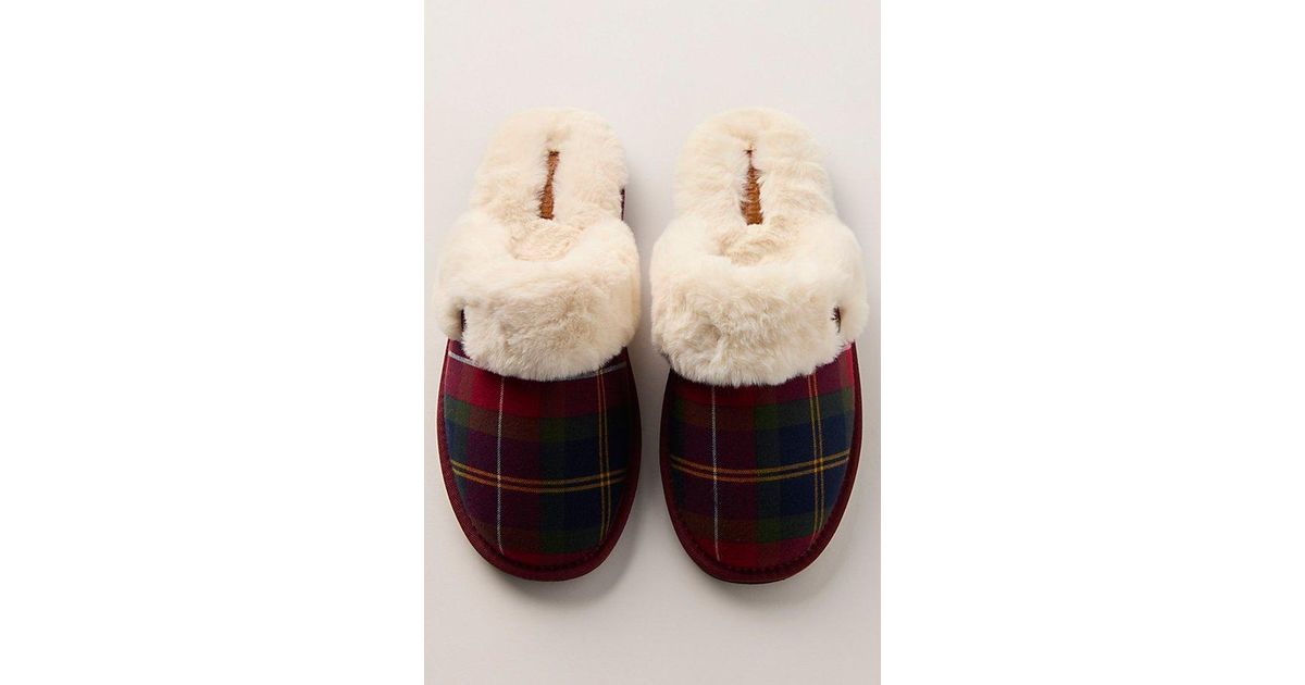 Barbour Claudia Tartan Mule Slippers in Black | Lyst UK