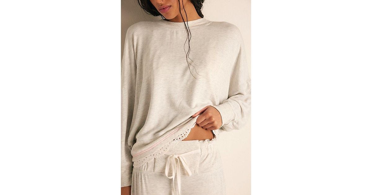 Free People Dream State Pullover in Natural | Lyst