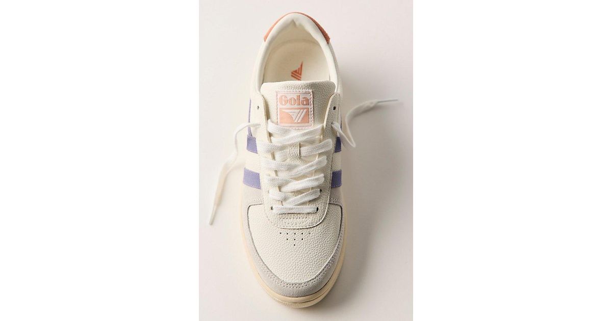 Gola Grandslam Trident Trainer Shoe in Natural | Lyst