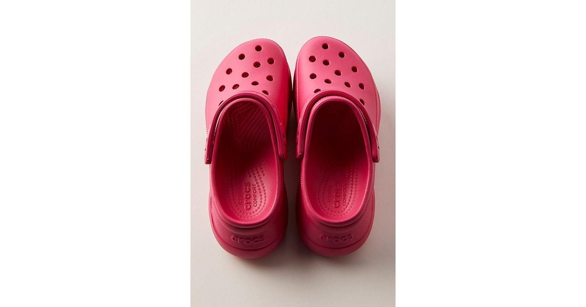 Crocs™ Bae Platform Clogs in Red | Lyst UK