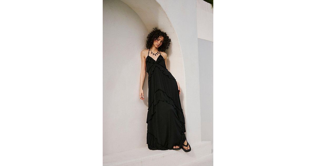 Free People Santa Luz Maxi in Black | Lyst