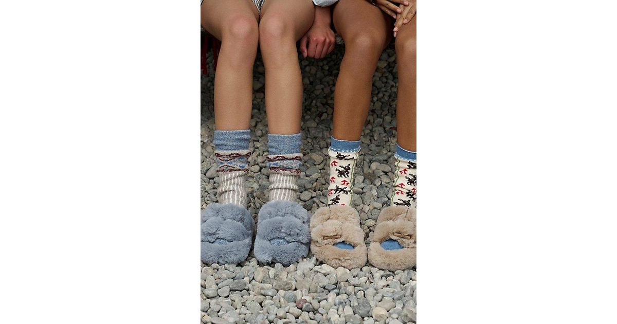 Free People Movie Night Slippers | Lyst
