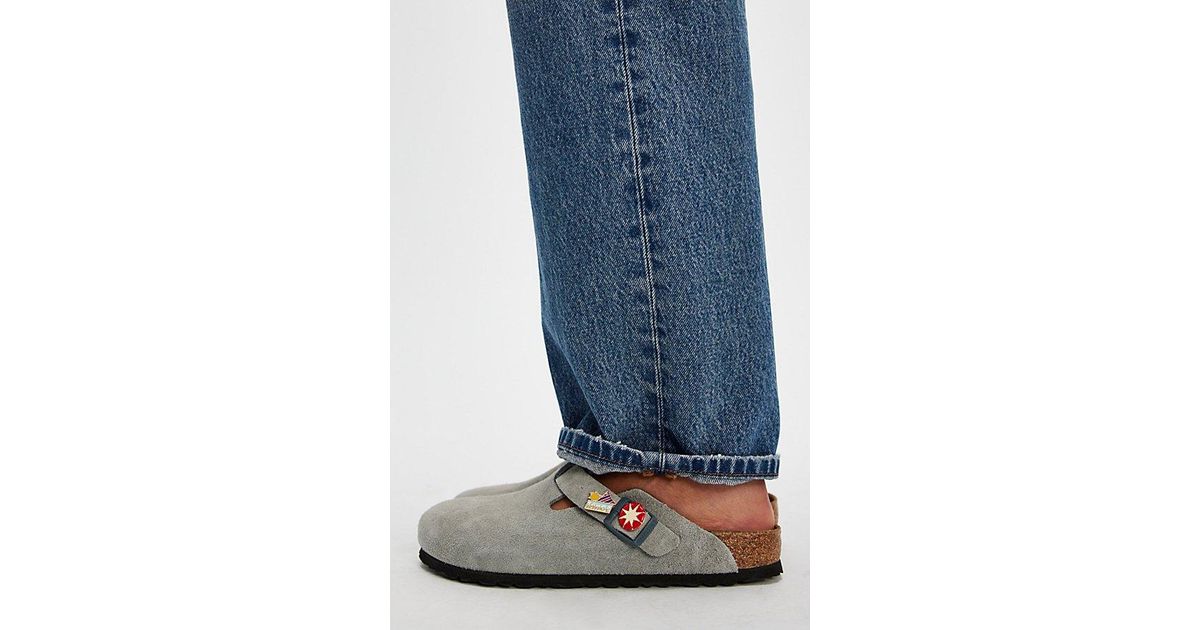 Birkenstock Boston Soft Footbed Clogs in Blue | Lyst