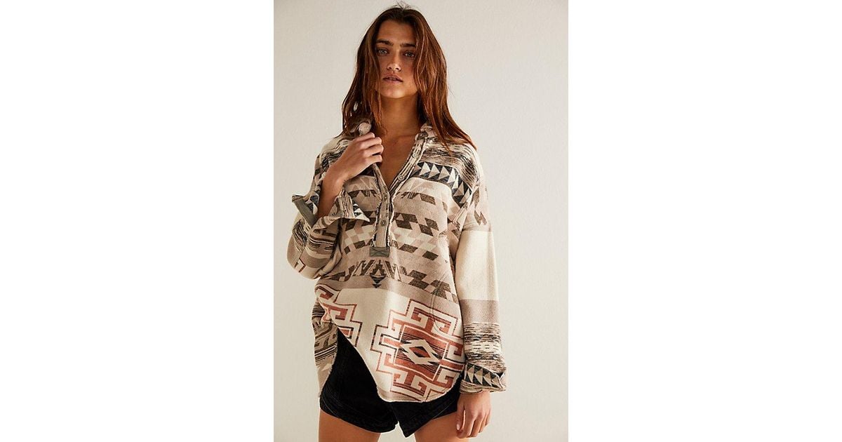 Free People We The Free Arizona Sky Pullover in Natural | Lyst