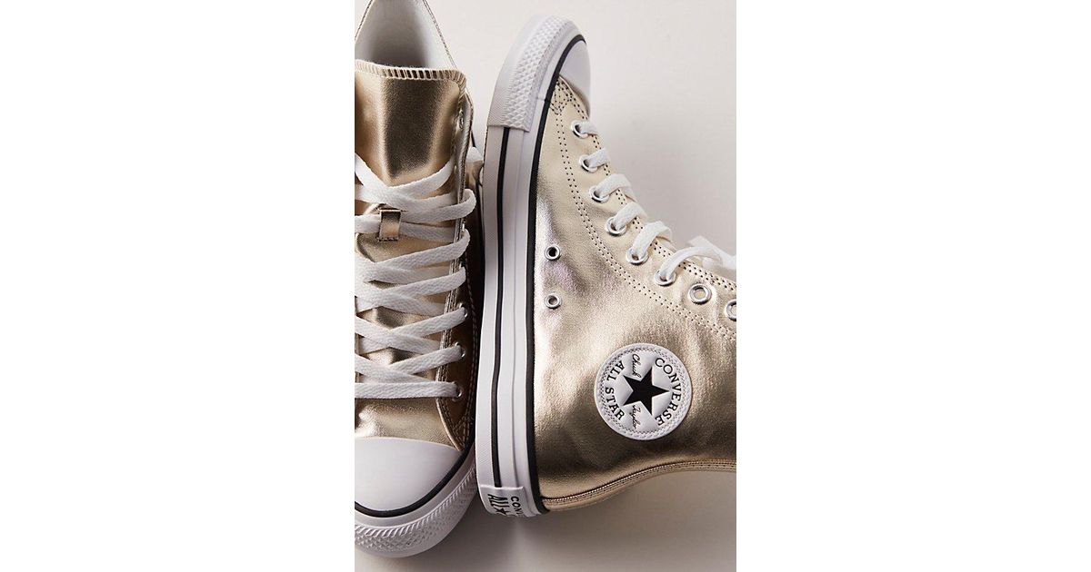 Converse Chuck Taylor All Star Metallic High-Top Sneakers | Lyst