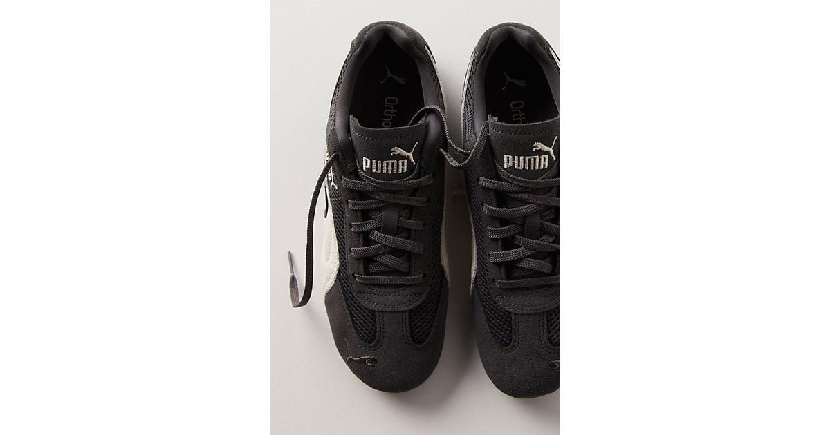 PUMA Speedcat Mesh Sneakers in Black | Lyst