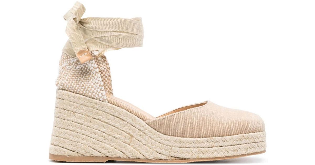 Castañer Wedges in Natural | Lyst