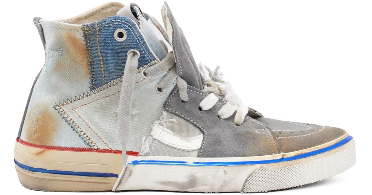 Paul Esterlin Calistar 6 High-top Sneakers in Blue | Lyst