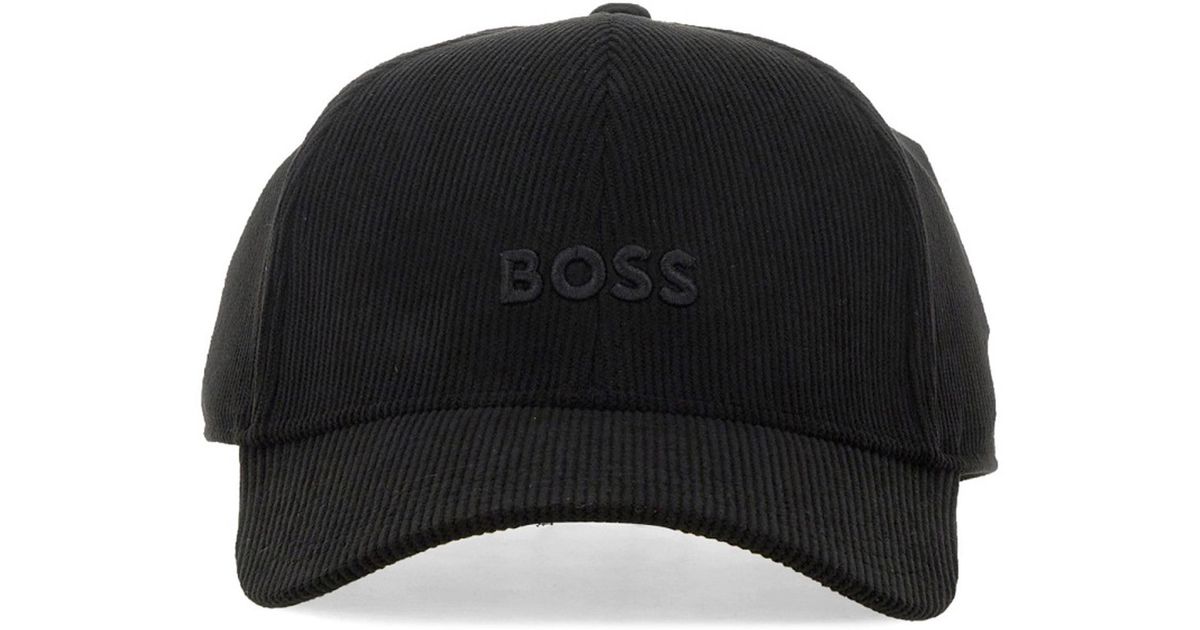 BOSS Cap in Black for Men | Lyst UK