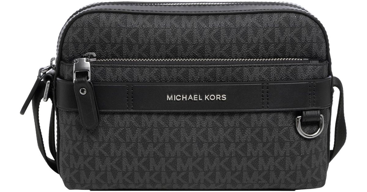 Michael Kors Hudson Crossbody Bag in Black for Men | Lyst