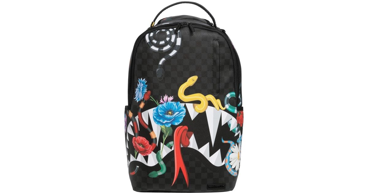 Sprayground Snakes On A Bag Backpack in Black for Men | Lyst