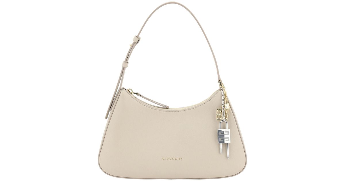 Givenchy Lucky Lock Small Hobo Bag in Natural | Lyst