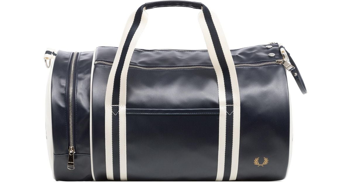 Fred Perry Barrel Gym Bag in Blue for Men | Lyst