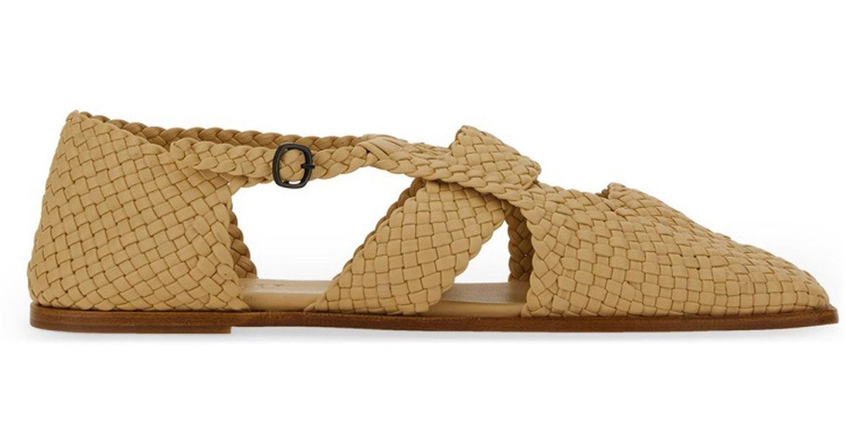 Hereu Greenhouse Sandals in Natural | Lyst