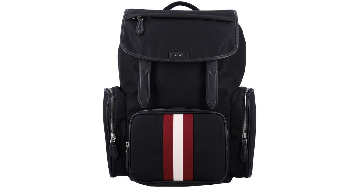 Bally Code Explorer Backpack in Black for Men | Lyst