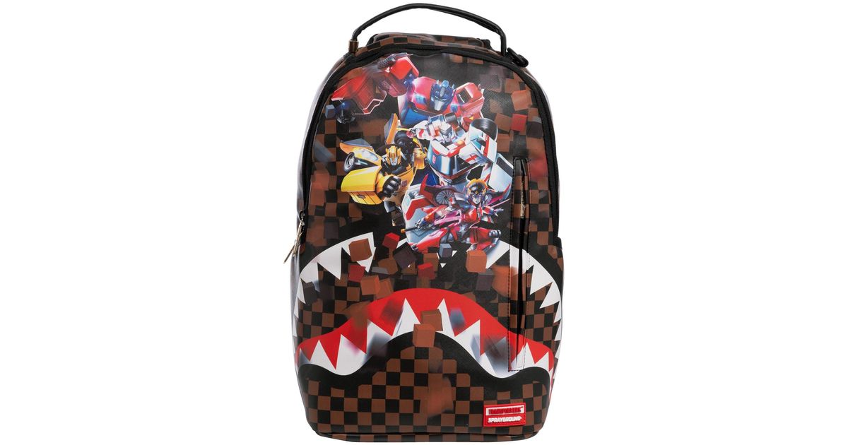 Sprayground Transformers Backpack in Red for Men | Lyst