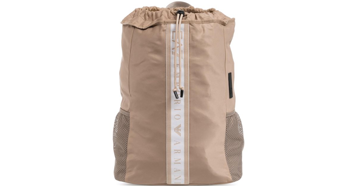 EA7 Train Backpack in Brown | Lyst