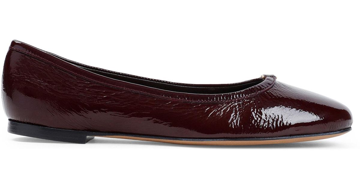 Chloé Marcie Ballet Flats in Brown | Lyst