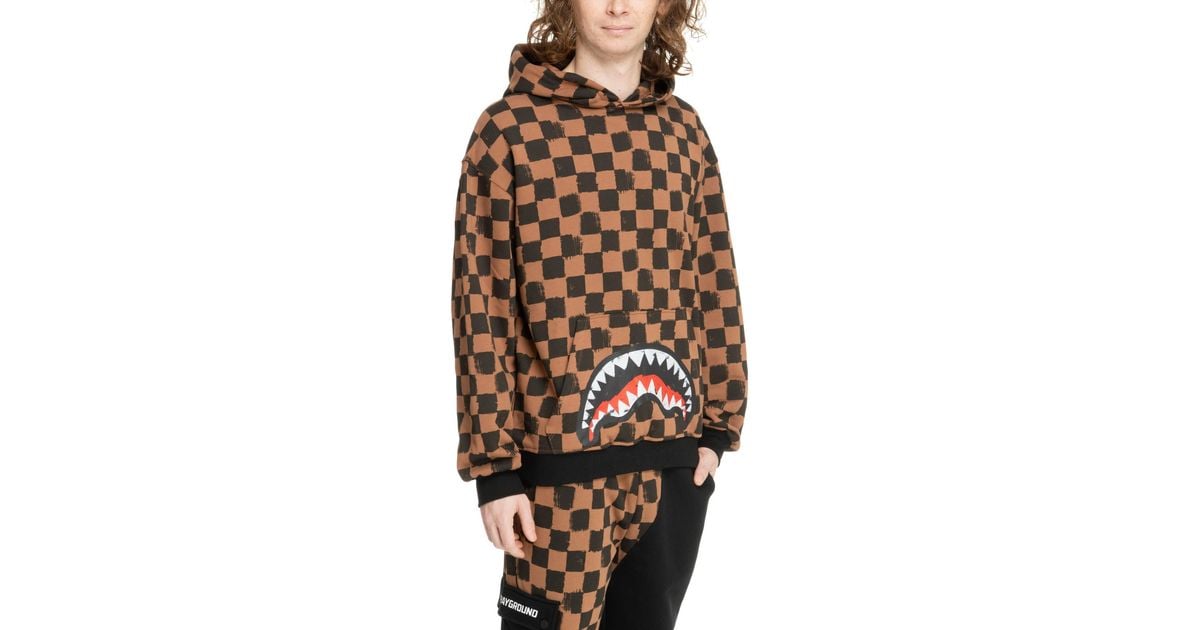 Sprayground Vanquish Hoodie in Brown for Men | Lyst