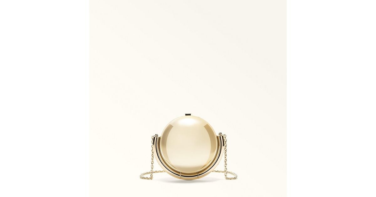 Furla Sfera Crossbody Mini Color Light Abs + Metal in Natural | Lyst UK