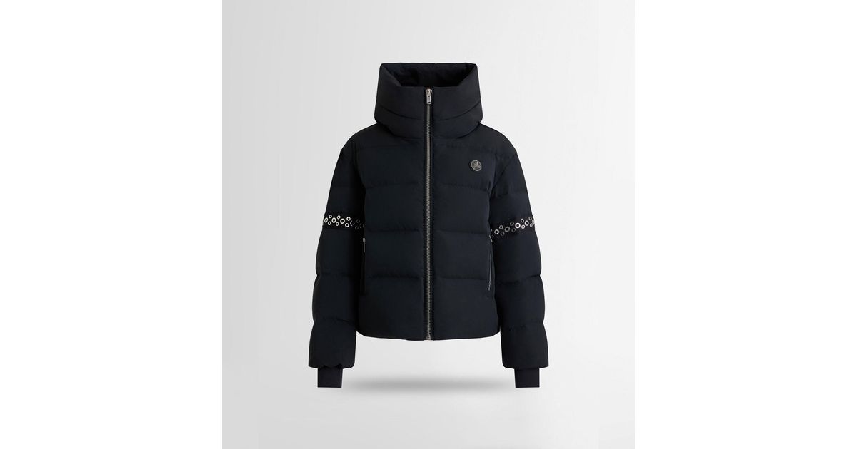 Fusalp Barsy Eyelet Down Jacket in Black | Lyst UK
