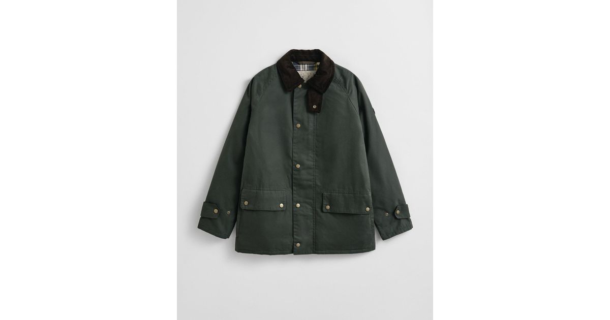 GANT Waxed Barn Jacket Woody in Green for Men | Lyst UK