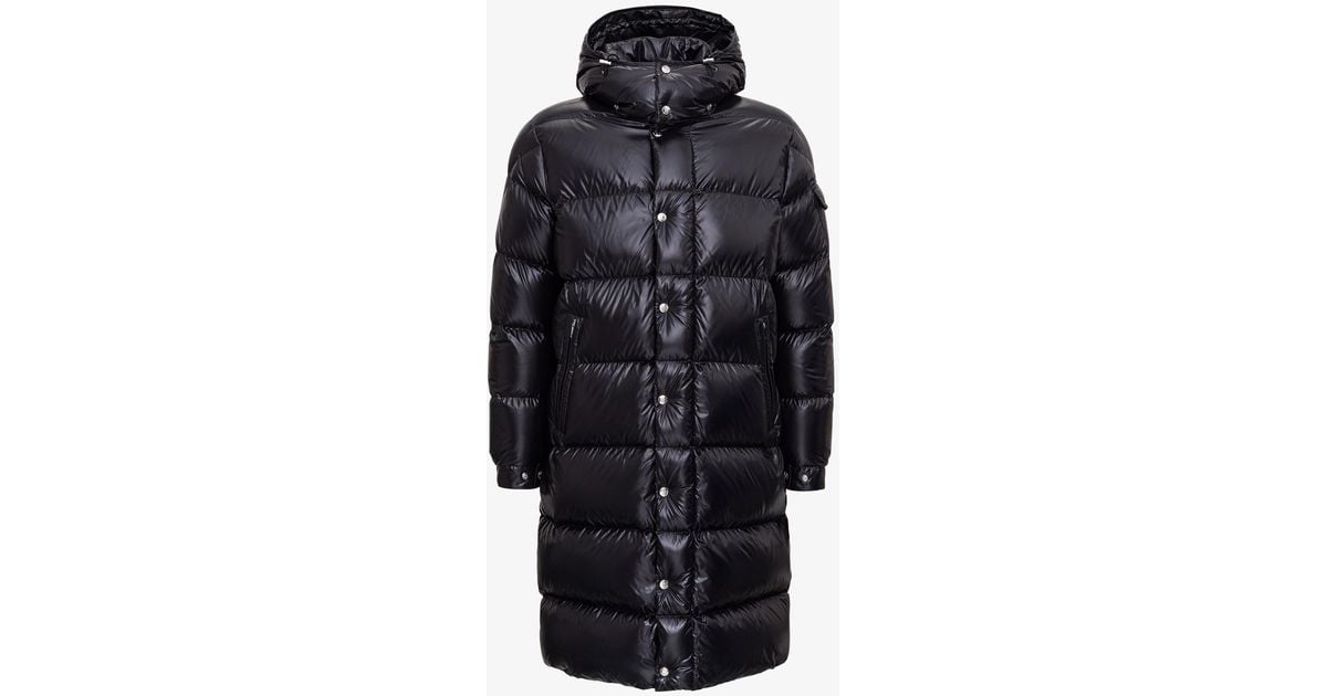 Moncler Hanoverian Long Down Puffer Parka in Black for Men | Lyst UK