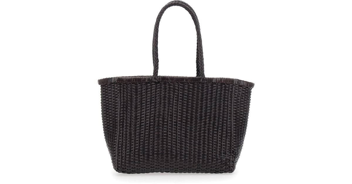Dragon Diffusion Handbag With Interwoven Design And Two Top Hand in ...