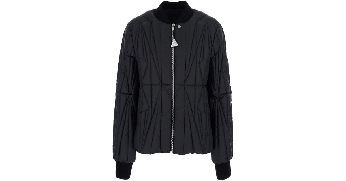 Rick Owens Bomber Jacket With L in Black | Lyst UK