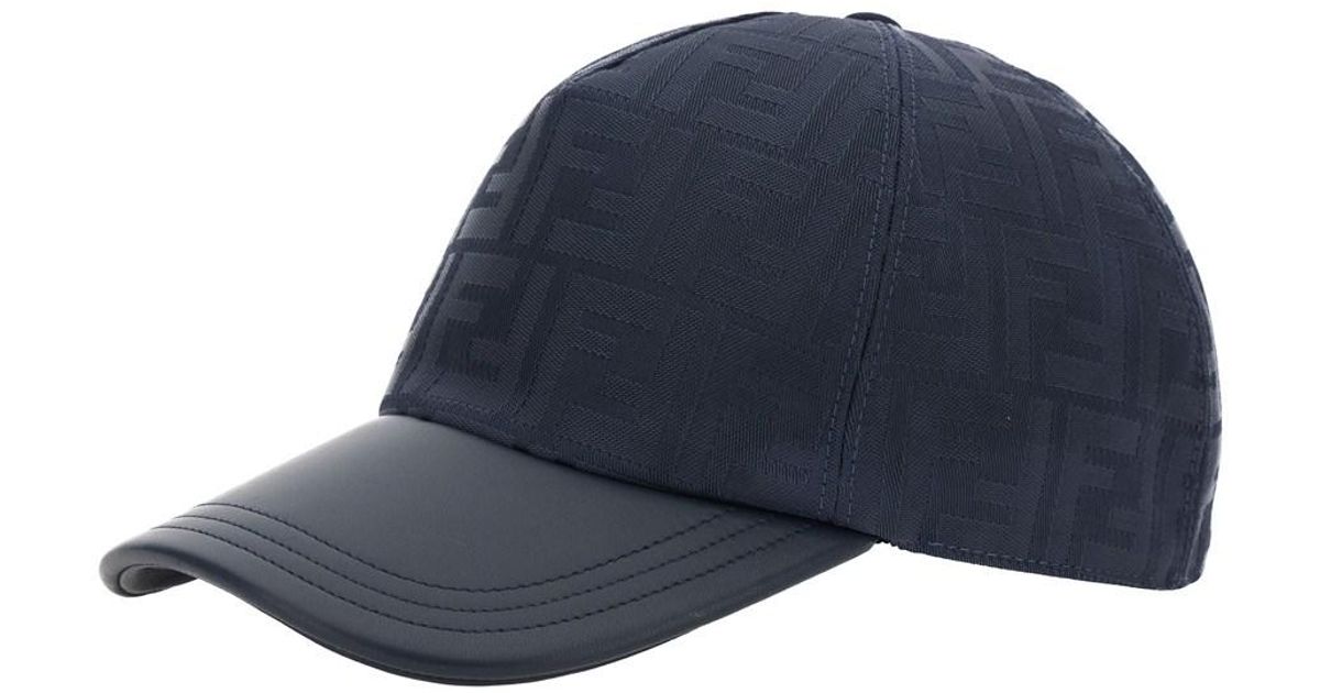 Fendi Baseball Cap With Curved Brim in Blue for Men | Lyst UK