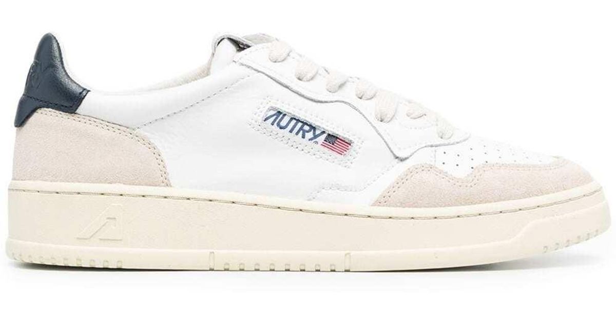 Autry 'Medalist Low' Sneakers With Suede Inserts And Contrasting in ...