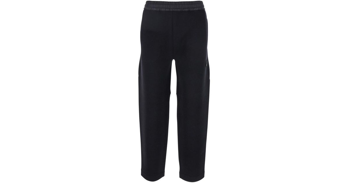 Moncler Pants With Insert Details And Logo Patch On The Front in Blue ...