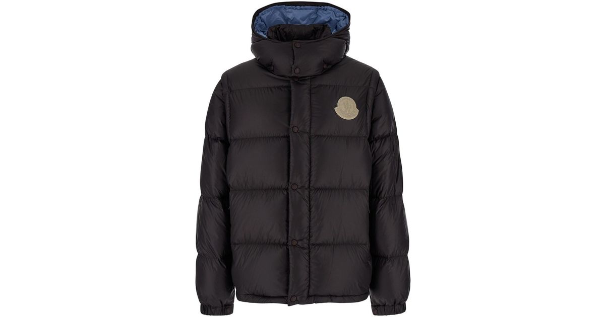 Moncler 'Cyclone' Down Jacket With Detachable Hood And Sleeves I in ...
