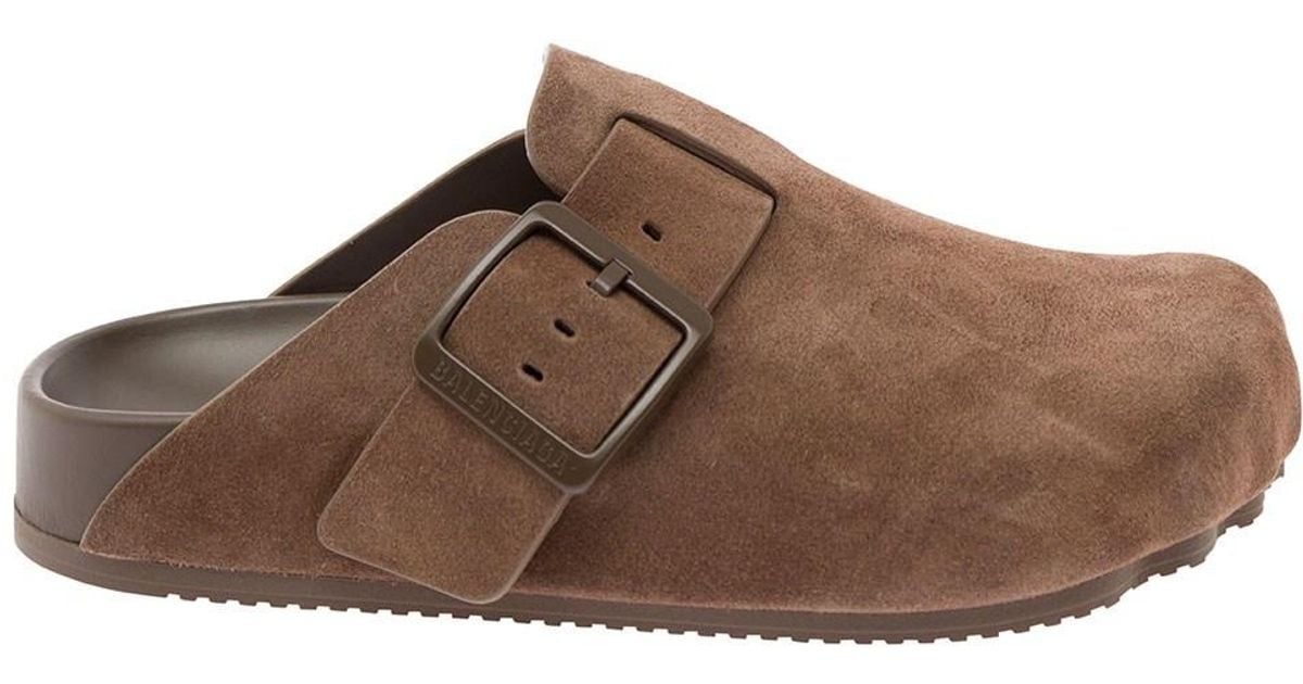 Balenciaga 'Sunday' Mule With Five Toe Shape in Brown | Lyst UK