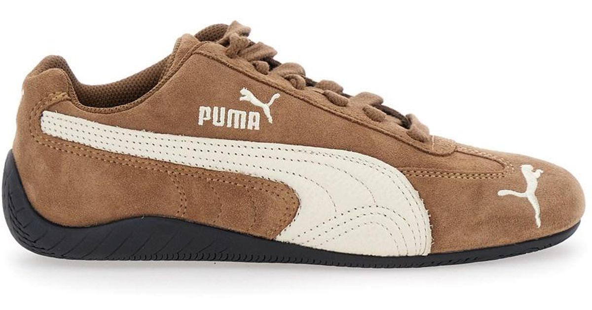 PUMA 'Speedcat Archive' Sneakers With Side Logo in Brown | Lyst UK