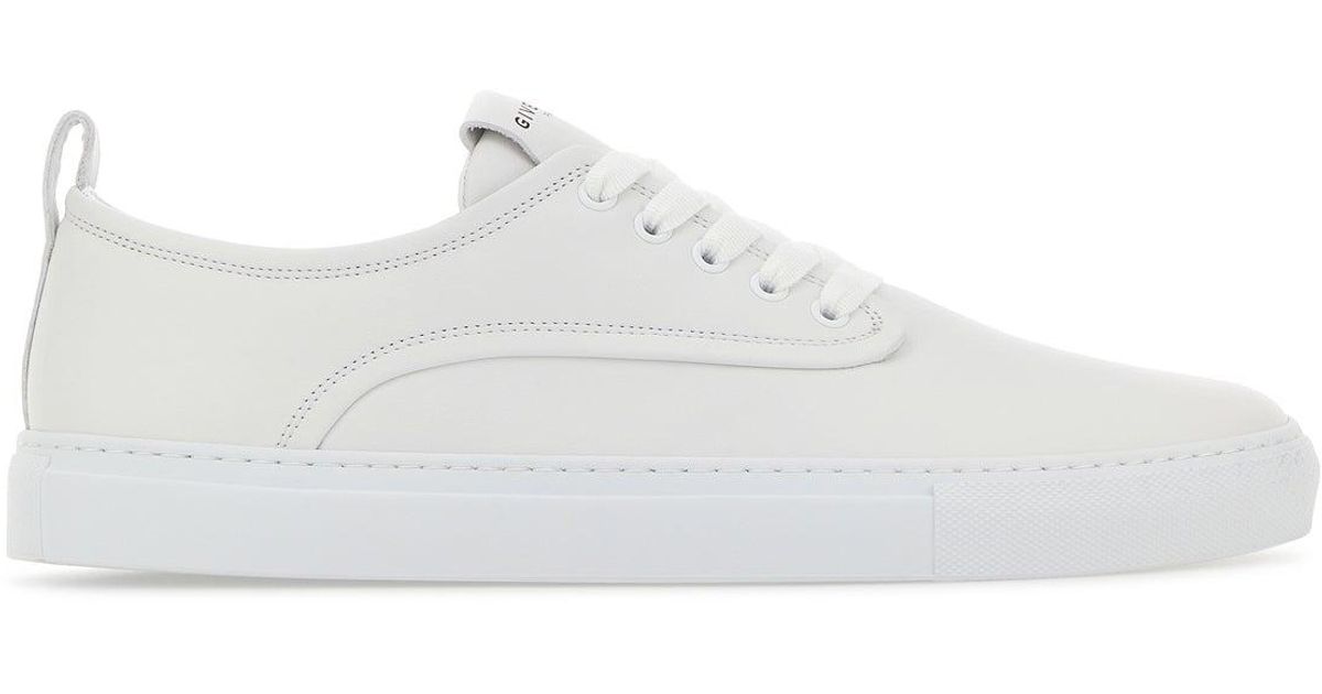 Givenchy White Leather New City Sneakers for Men | Lyst UK