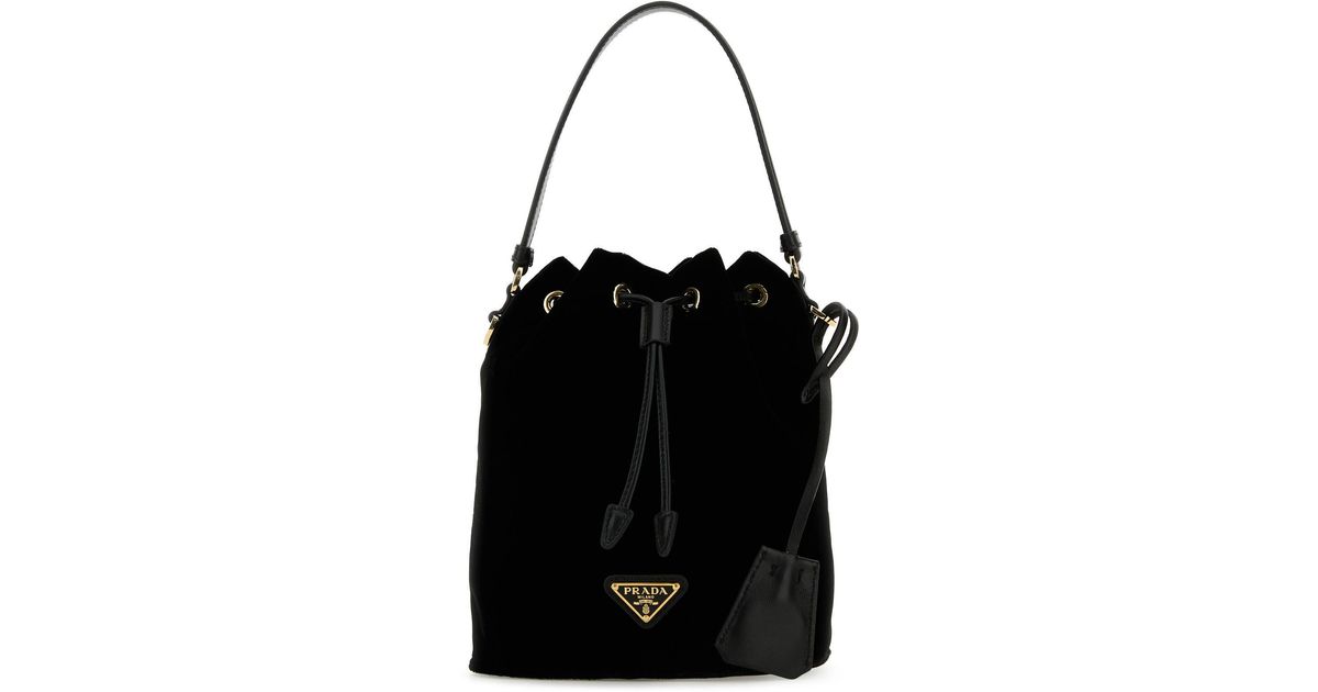 Prada Secchiello in Black | Lyst