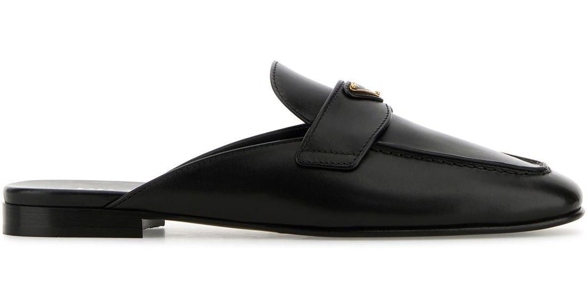 Prada Sabot in Black | Lyst
