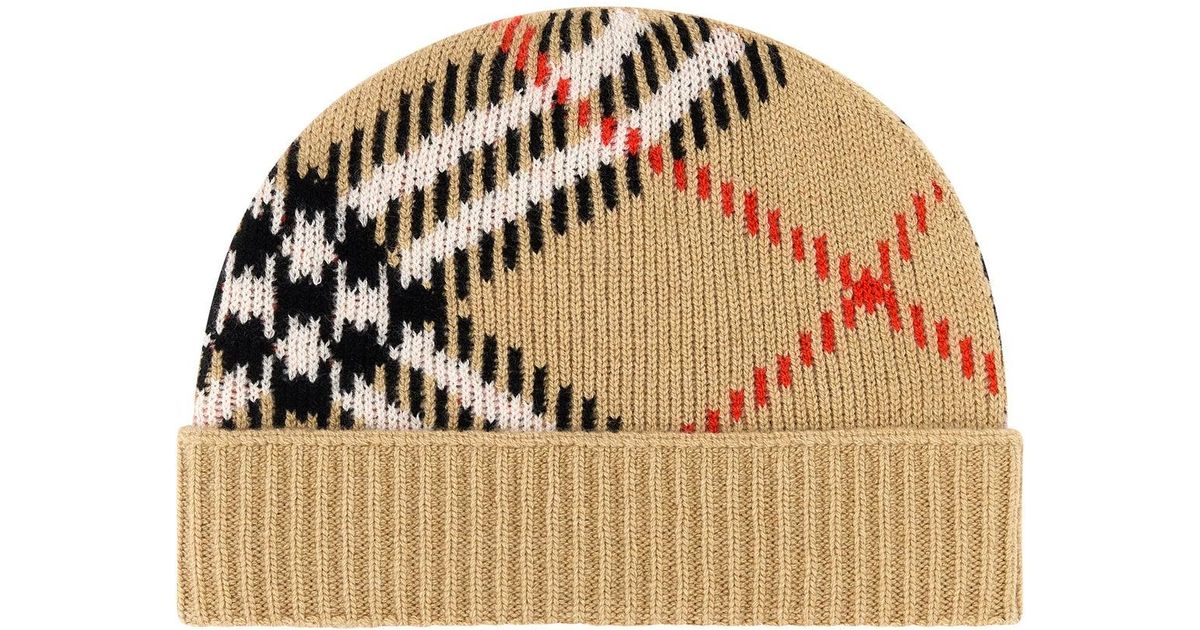 Burberry Hats And Headbands in Metallic | Lyst UK