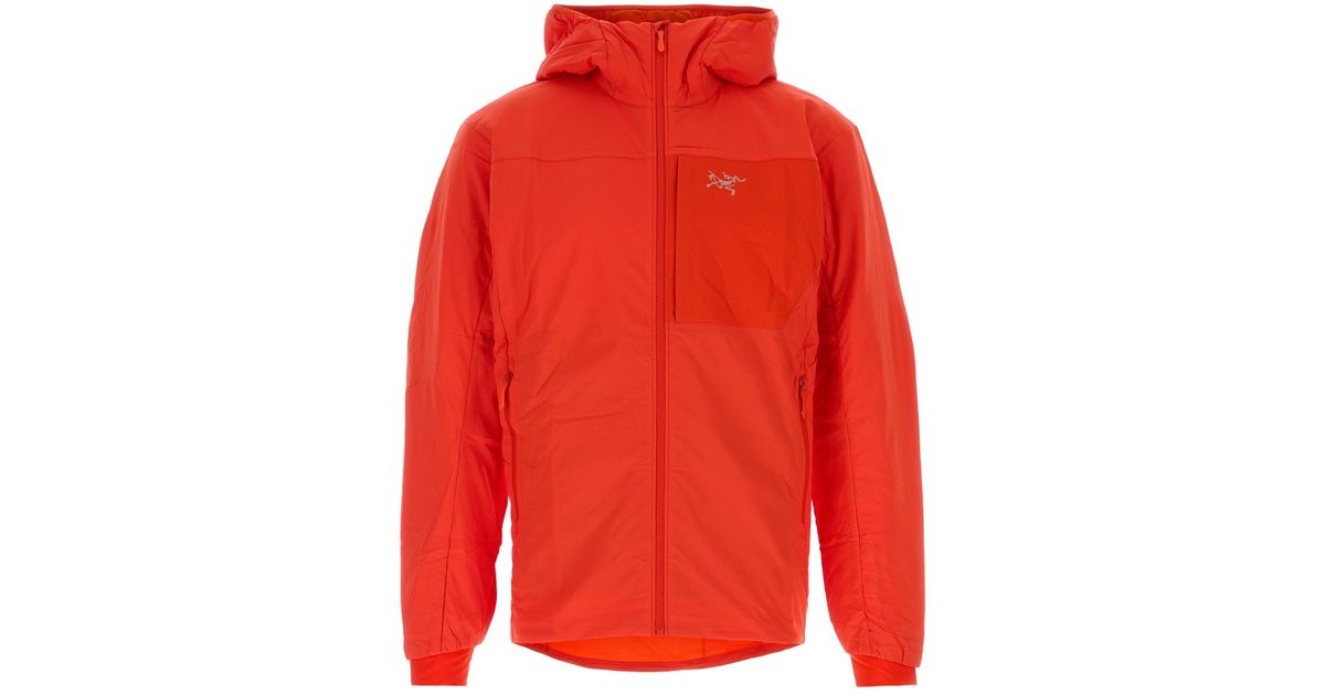 Arc'teryx Coral Stretch Nylon Proton Jacket in Red for Men | Lyst UK