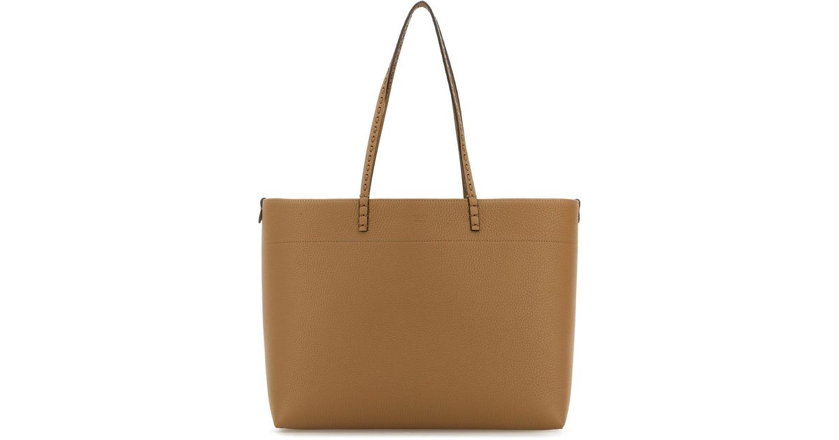 Fendi Roll Tote Bag in Brown | Lyst