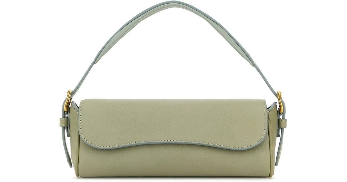 J&m Davidson Sage Green Bonny Baguette Handbag | Lyst