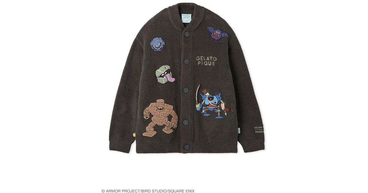 gelato pique [Dragon Quest] Powder Assorted Monsters Blouson in Black ...