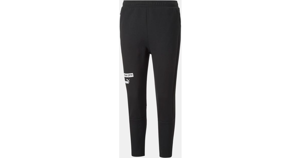 PUMA Manchester City Fc Causals Pant in Black | Lyst UK