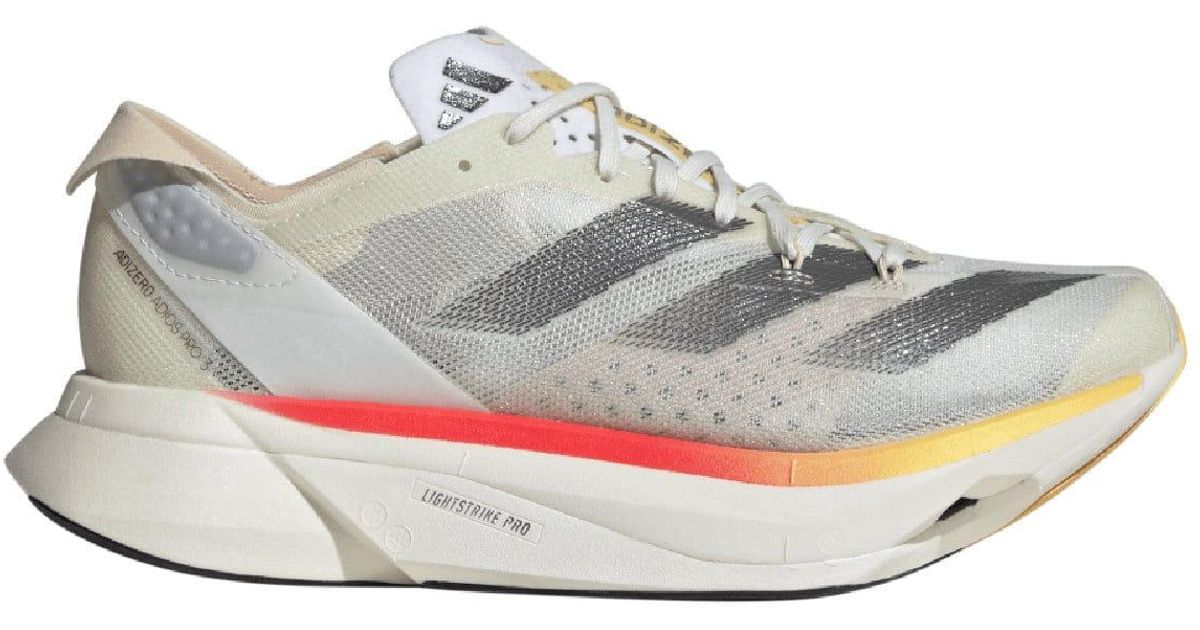 adidas Adizero Adios Pro 3 Running Shoes Size 3.5 in Grey | Lyst UK