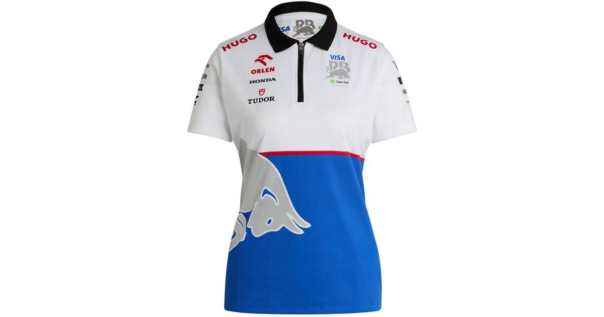 Hugo x Racing Bulls Deresomy Polo Shirt in Blue | Lyst UK