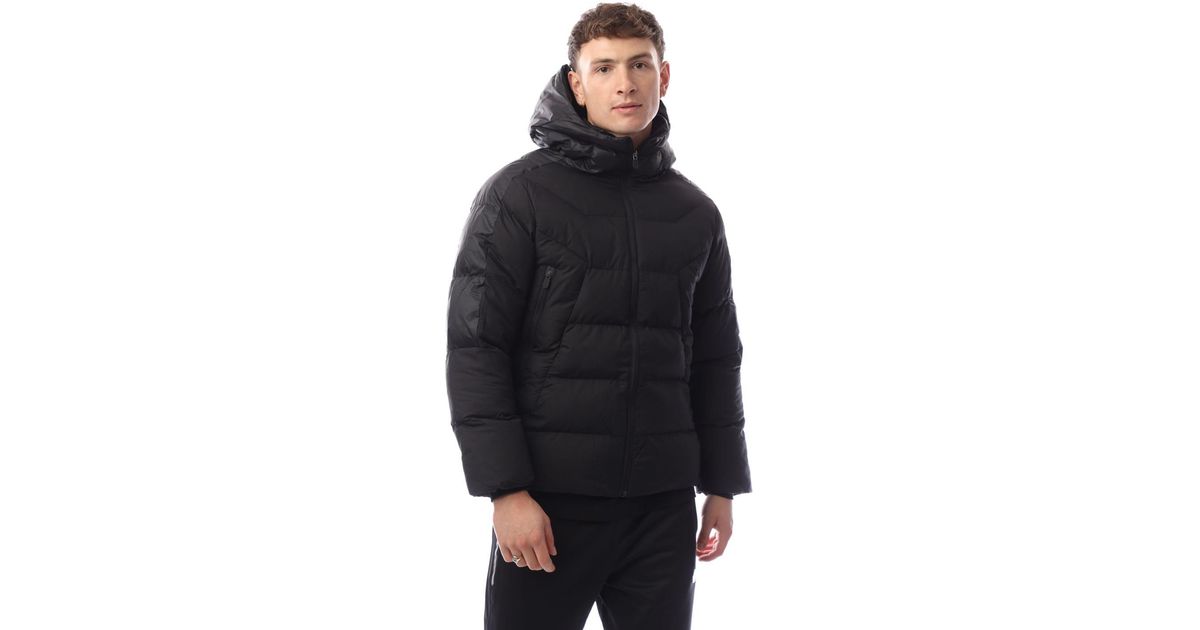 Cruyff Icarus Tech Puffer Jacket in Black for Men | Lyst UK